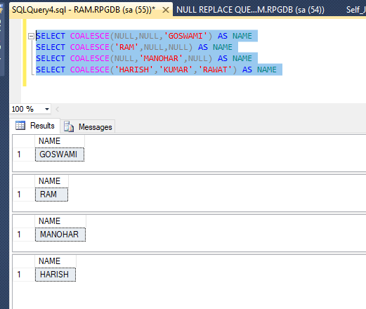 What Is Coalesce Function In Sql Server