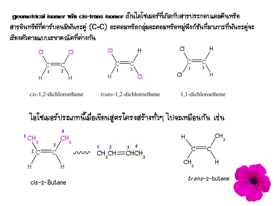 CH250 OrG.Chem: cis, trans (การอ่านชื่ออัลคีน)