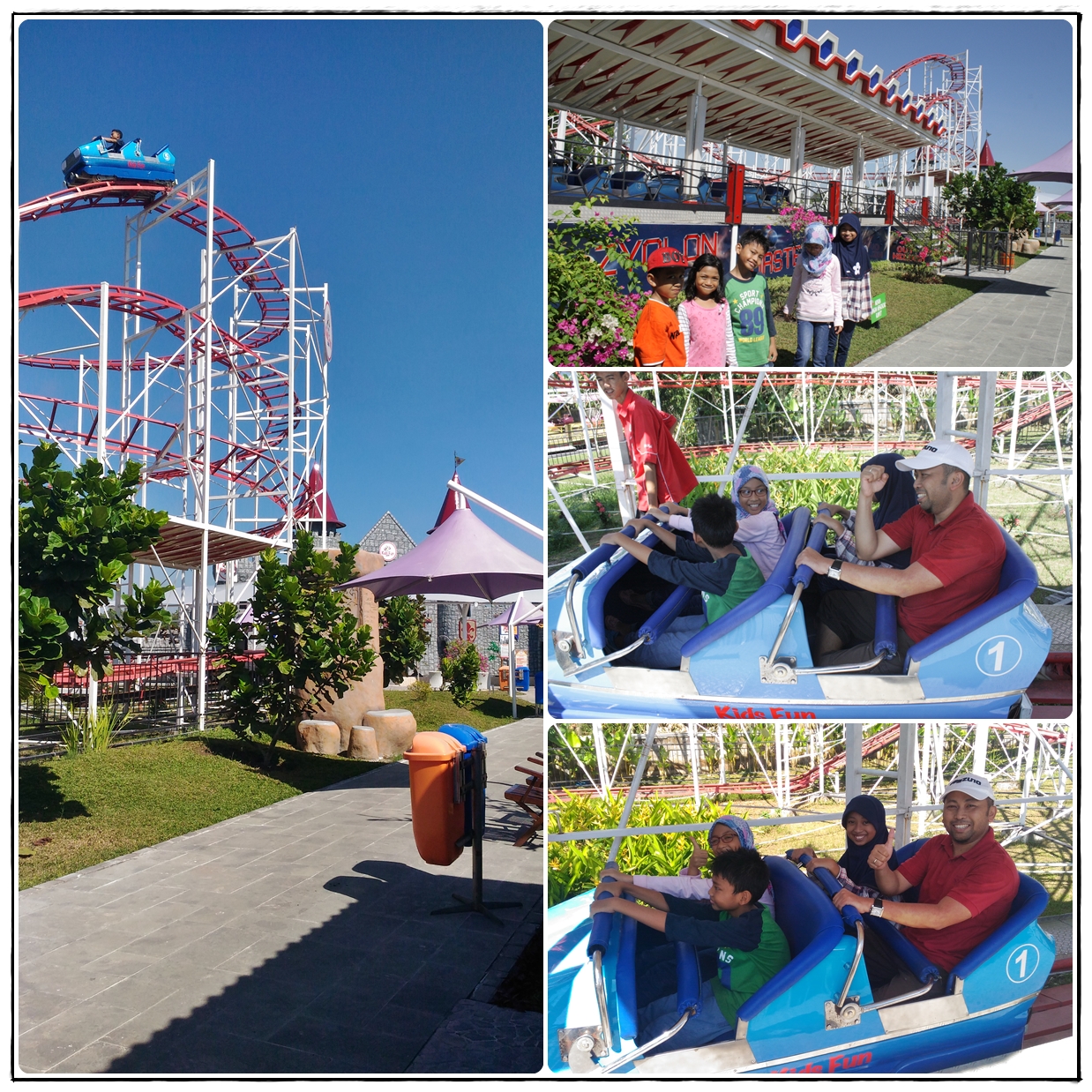 Main lagi di Kids Fun Parc Jogja