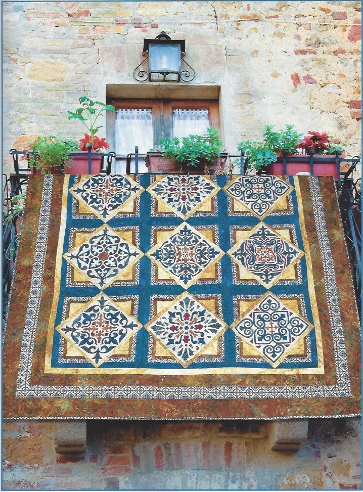 Inspired by Fabric: Marbled Beauty: Tuscan Mosaic
