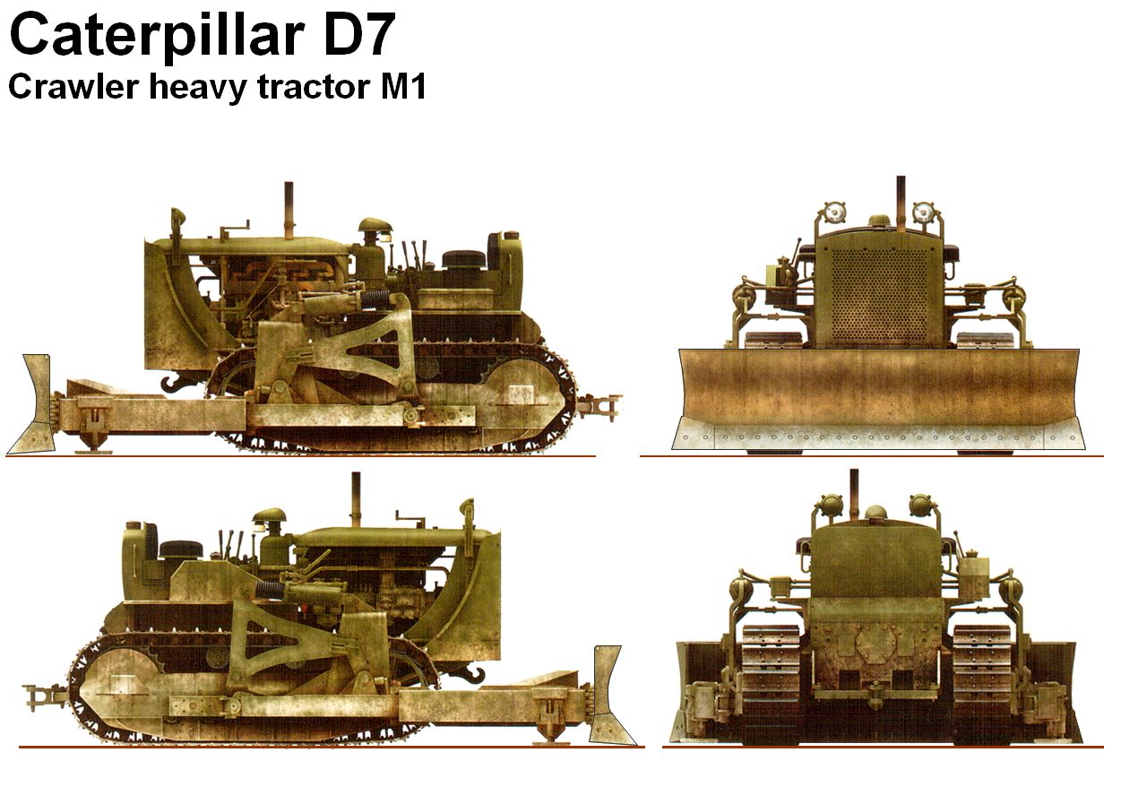 Panzerserra Bunker- Military Scale Models in 1/35 scale: Caterpillar D7 ...