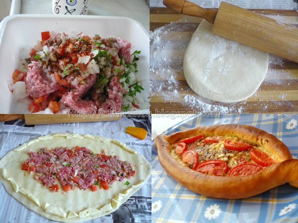Citra's Home Diary: Özel Kıymali Pide (Turkish style "Pizza")-Homemade