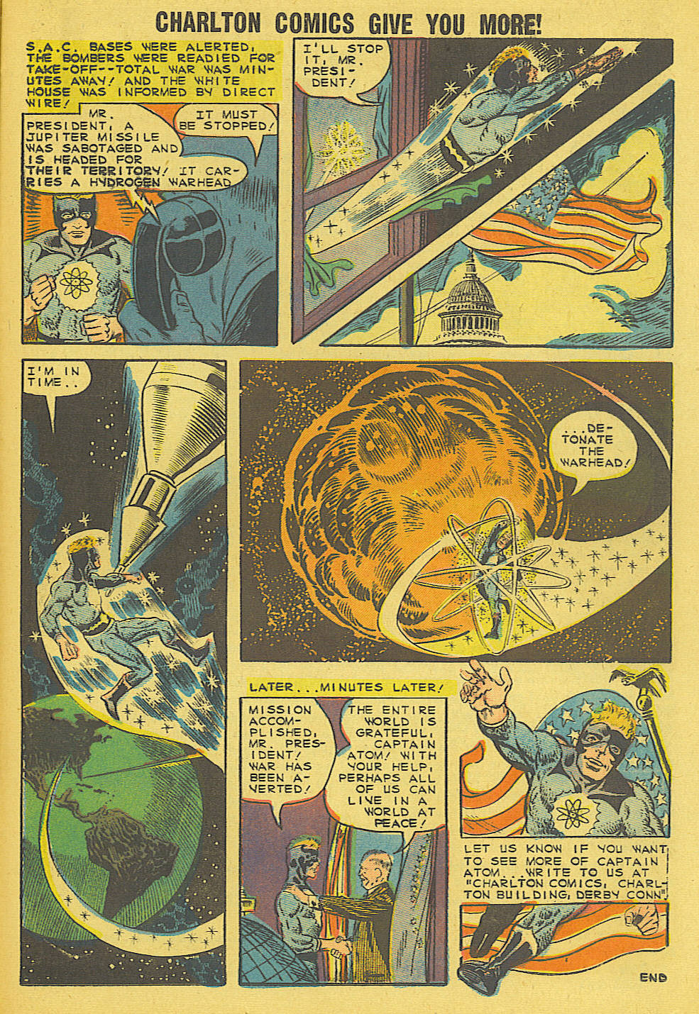 THE CHARLTON COMICS READING LIBRARY: SPACE ADVENTURES #33 March 1960