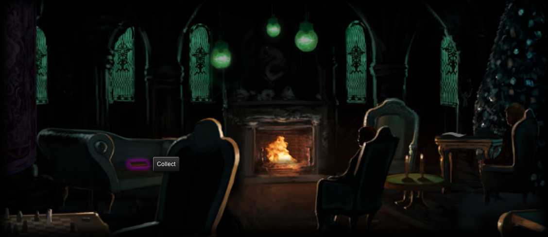 GUIDE TO POTTERMORE ITEMS: CoS – Chp 12: The Slytherin Common Room
