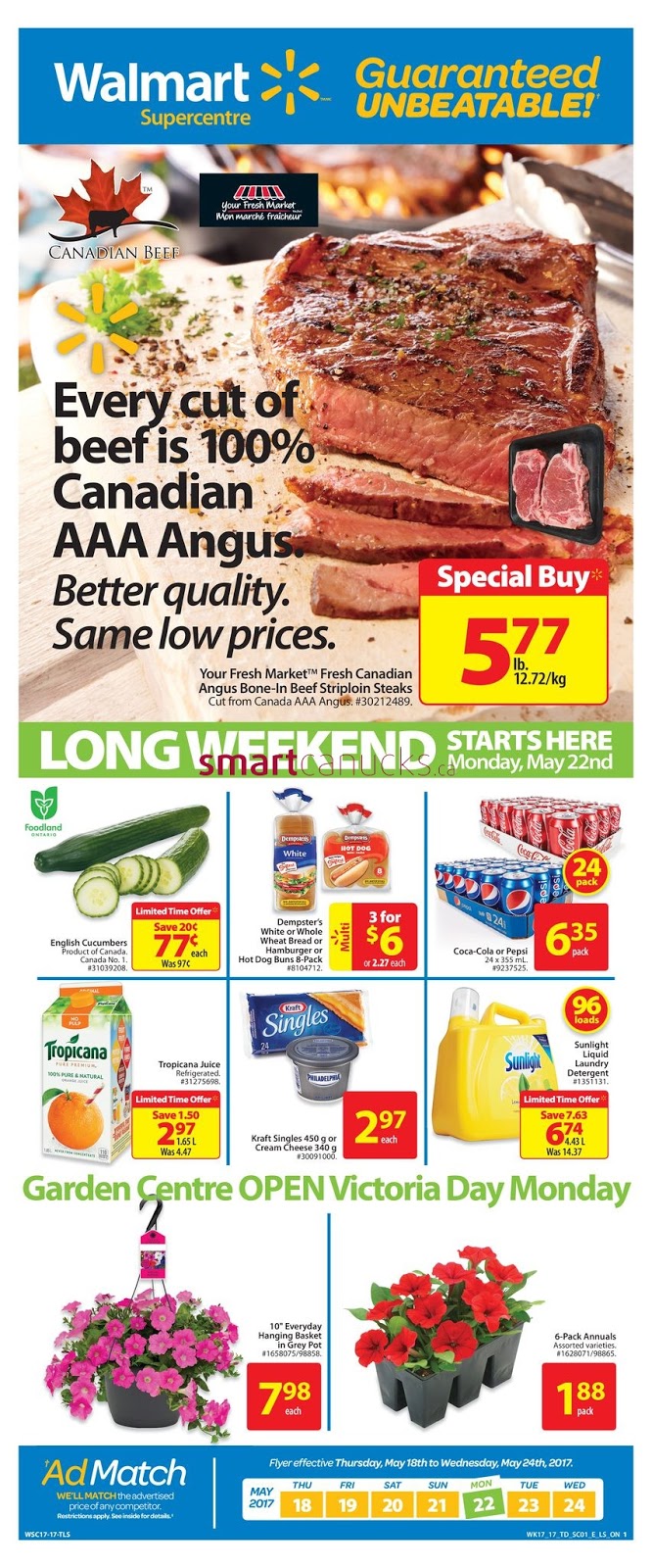 Weekly Flyer Store CA: Walmart Supercentre Ontario Flyer May 18 to 24