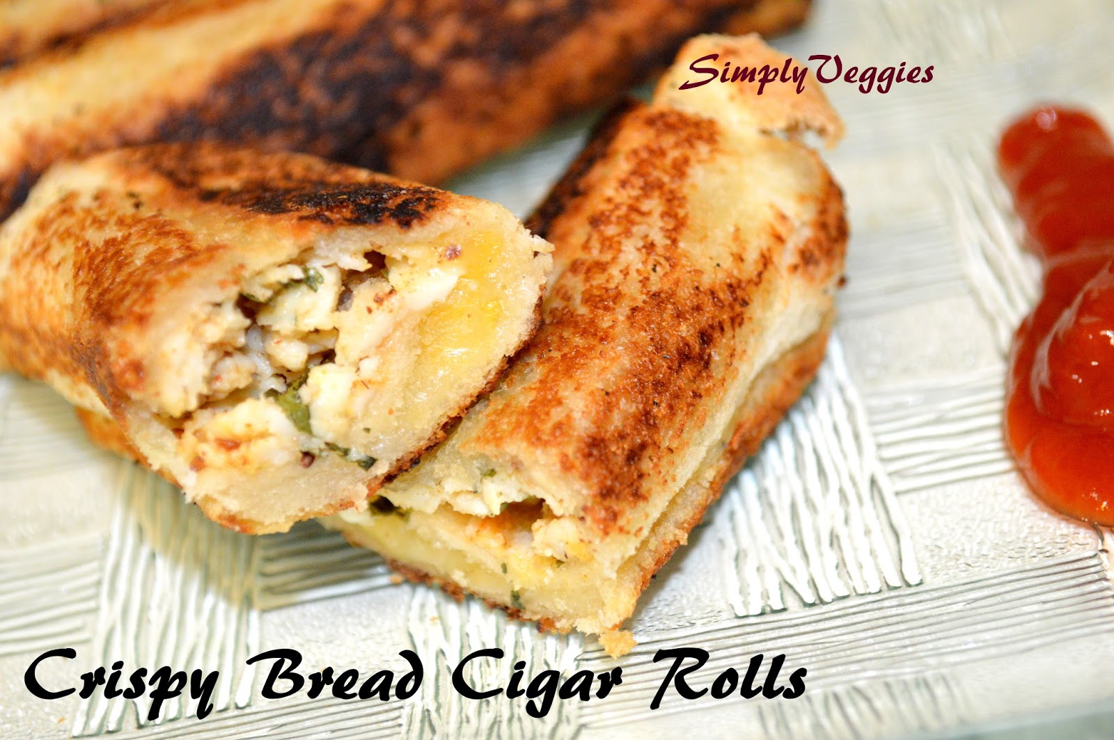 Crispy Bread Cigar Rolls