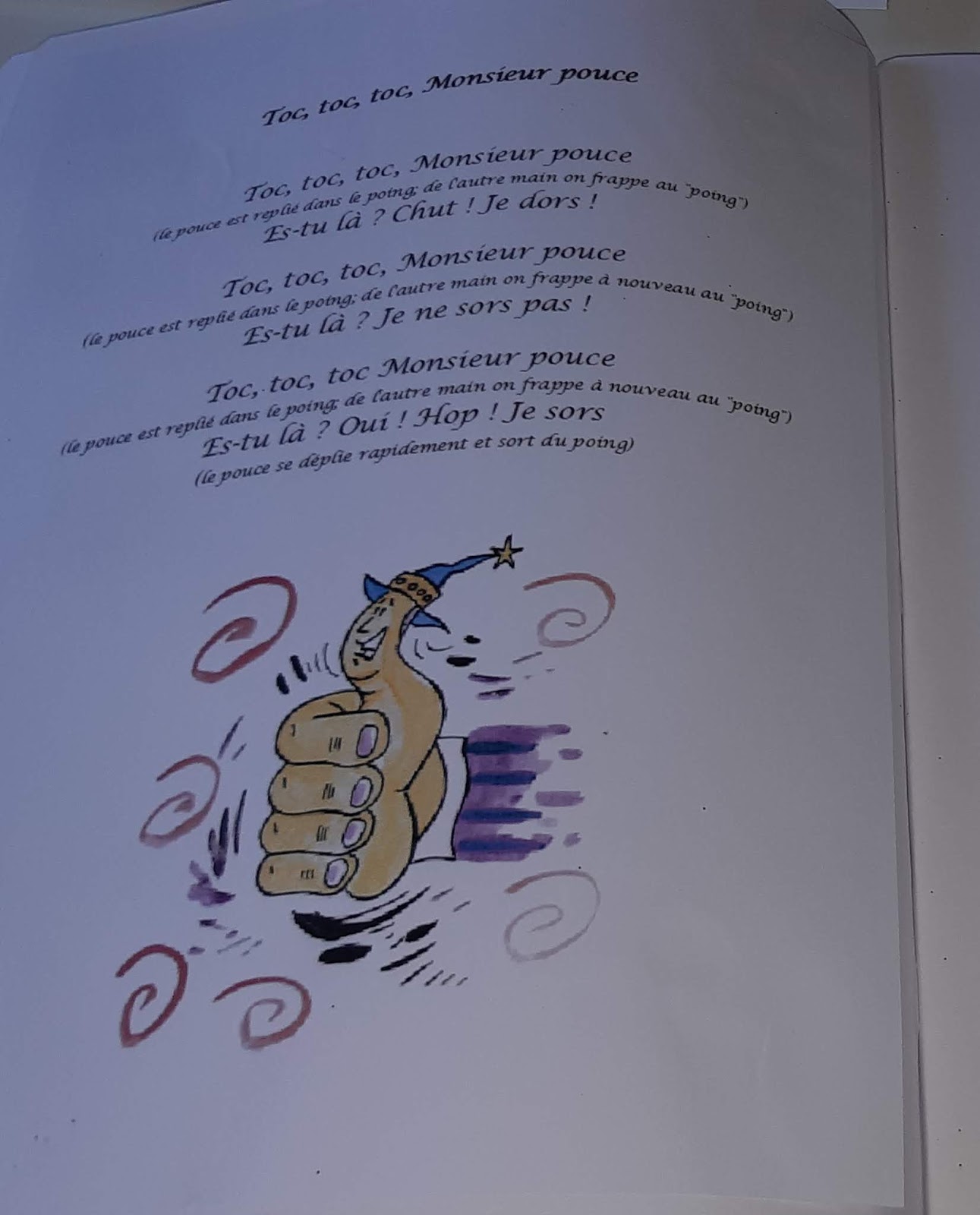 mes 3 loulous: Toc , toc , toc monsieur pouce
