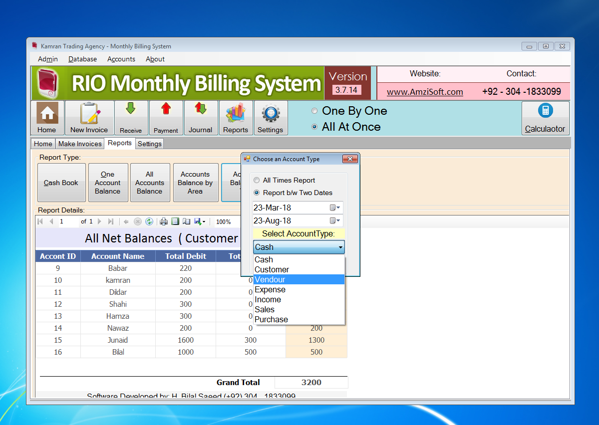 RIO Monthly Billing System - V3.7.14.0.1 - Periodically Billing and ...