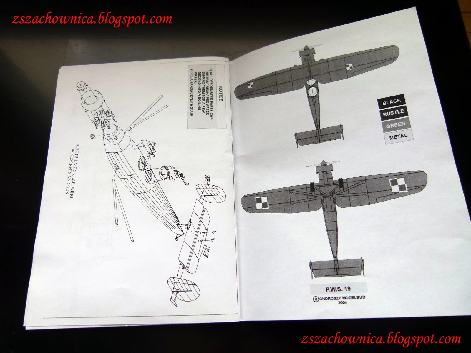 Modele z Szachownicą: Recenzja zestawu # 4 (PWS-19 Choroszy Modelbud)
