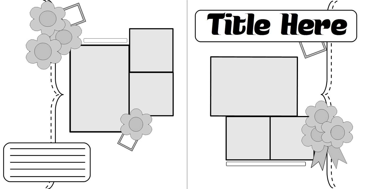 Iggy Jingles Crafts: Double page layout