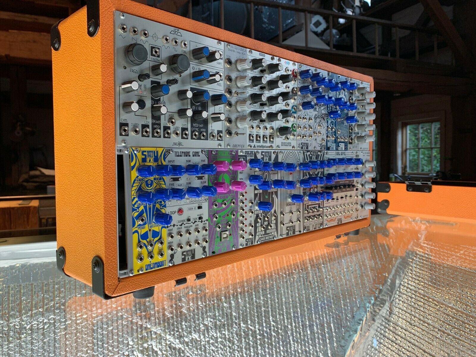 MATRIXSYNTH: Complete Eurorack Modular Synth Snazzy FX Set-Up (19 ...