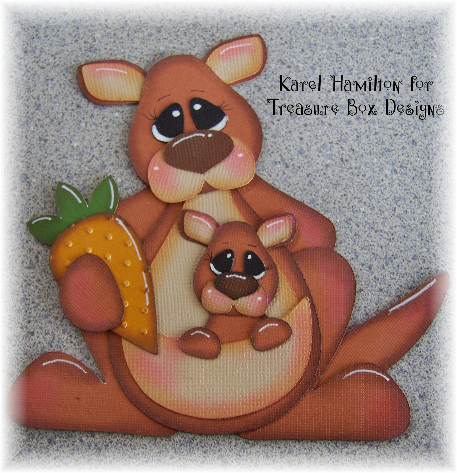 ArtandScraps: Happy Easter Roo....