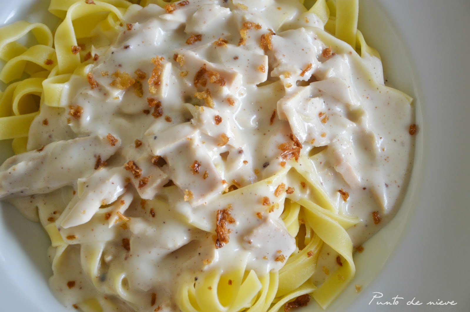 Pasta a la salsa blanca sin lactosa! NY!!! | Punto de nieve - Blog de ...