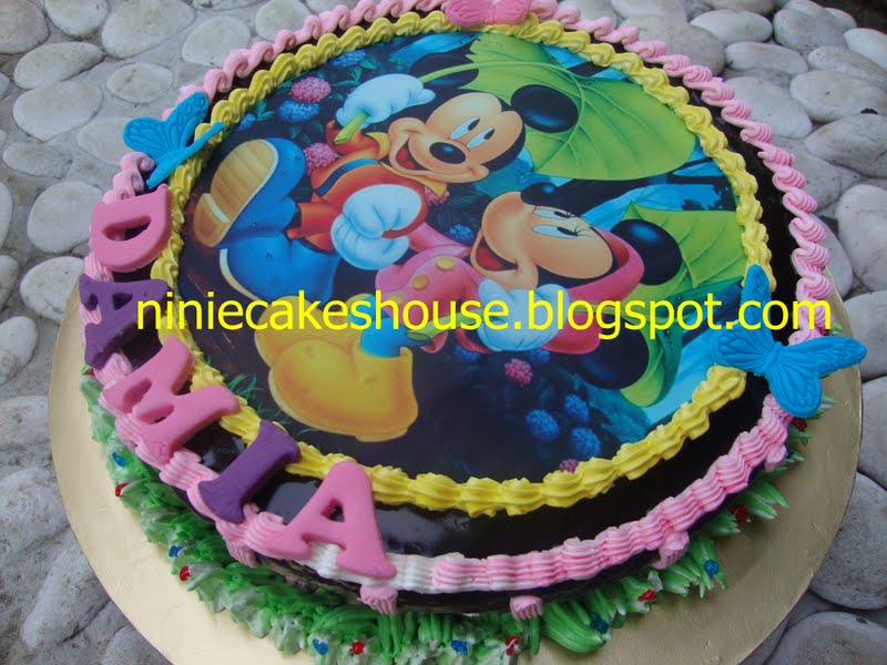 ninie cakes house: Mickey Mouse Edible Image Cakes