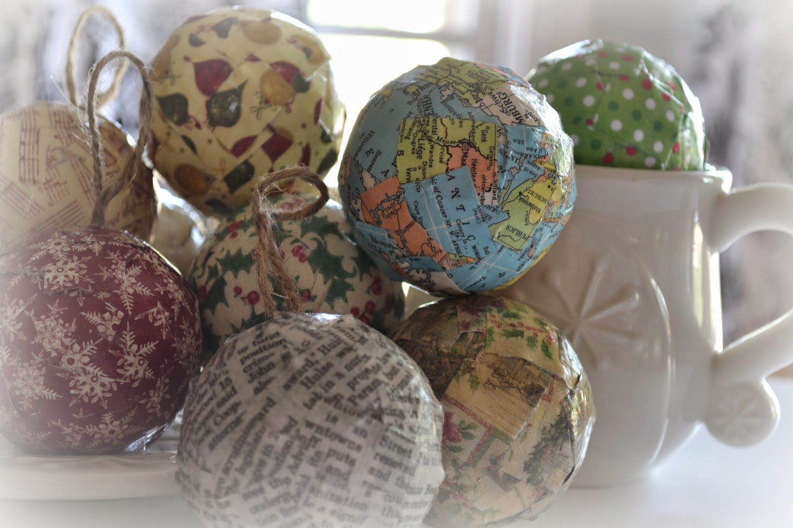 Thrift My House: #7 - Mod Podge Ornaments