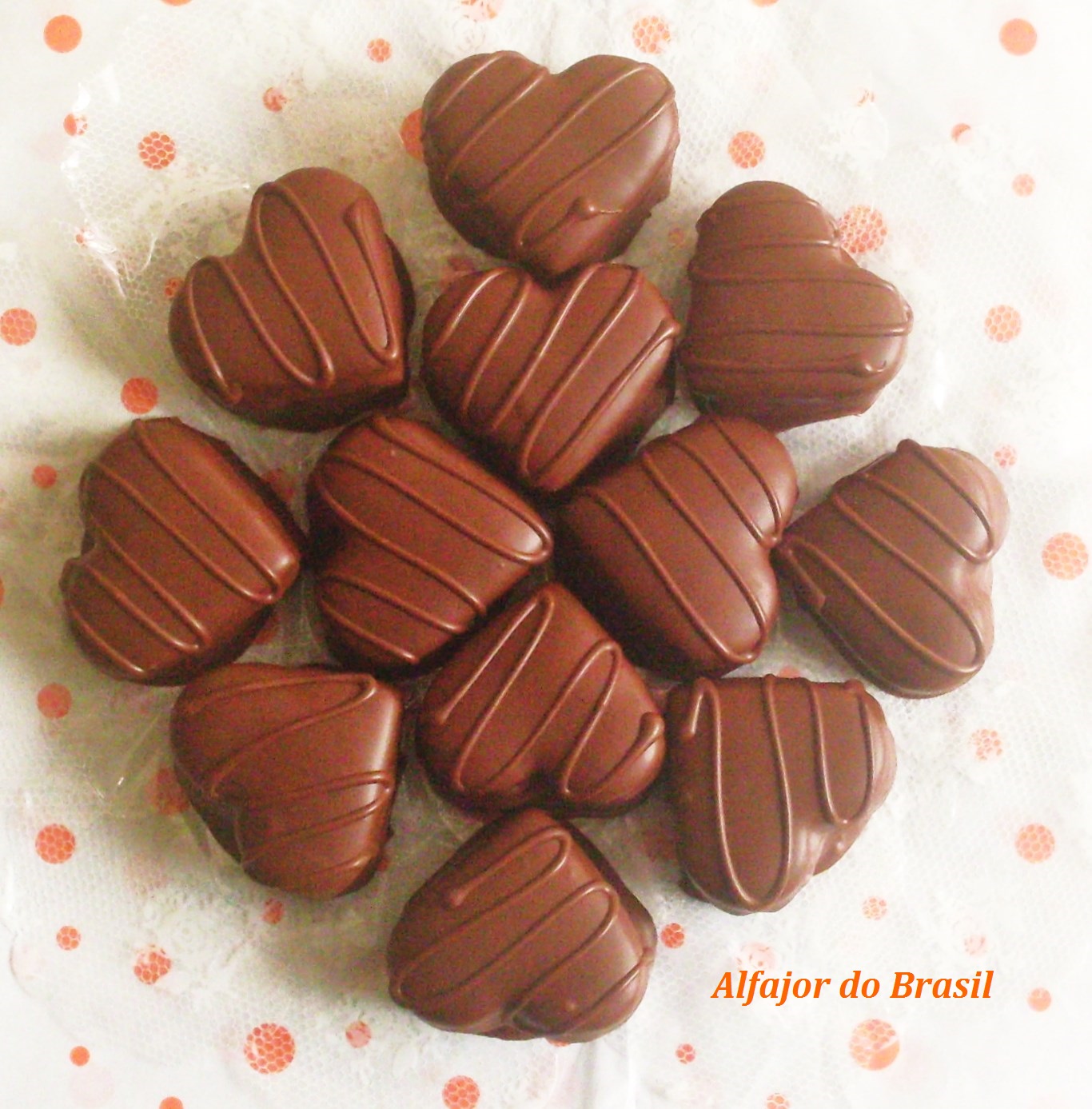 Alfajor do Brasil: Mini Alfajor Coração - 01