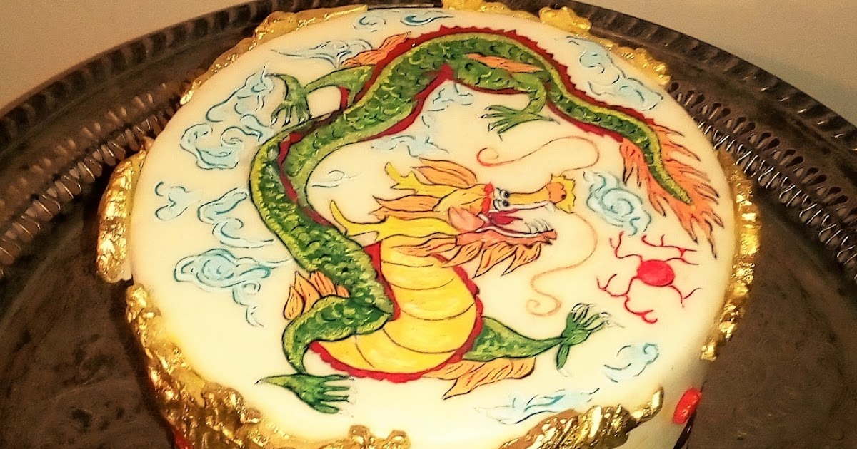 Olga's Art Blog: Chinese Dragon Cake