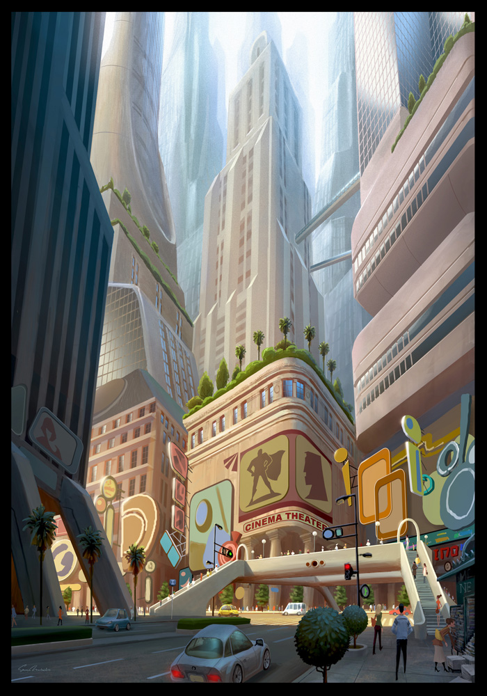 Living Lines Library: Megamind (2010) - Concept Art, Visual Development