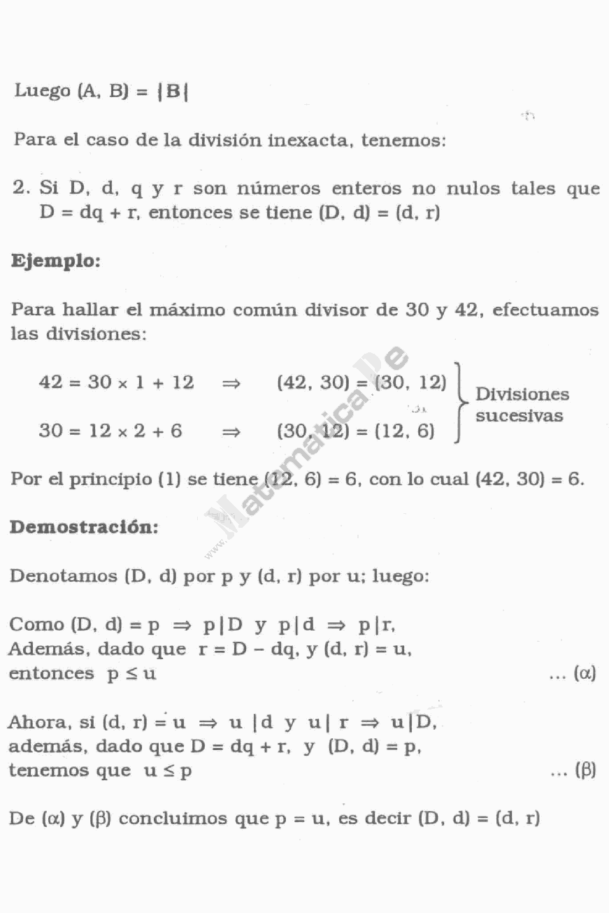 MÁXIMO COMÚN DIVISOR EJERCICIOS RESUELTOS DE MCD