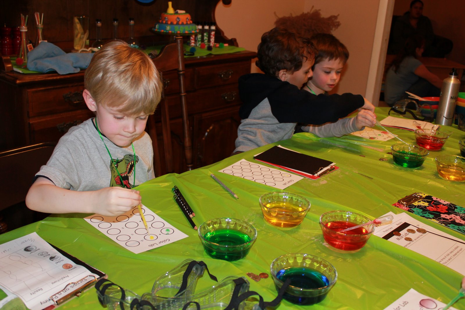 THE MUDDY PRINCESS: Science Birthday Party