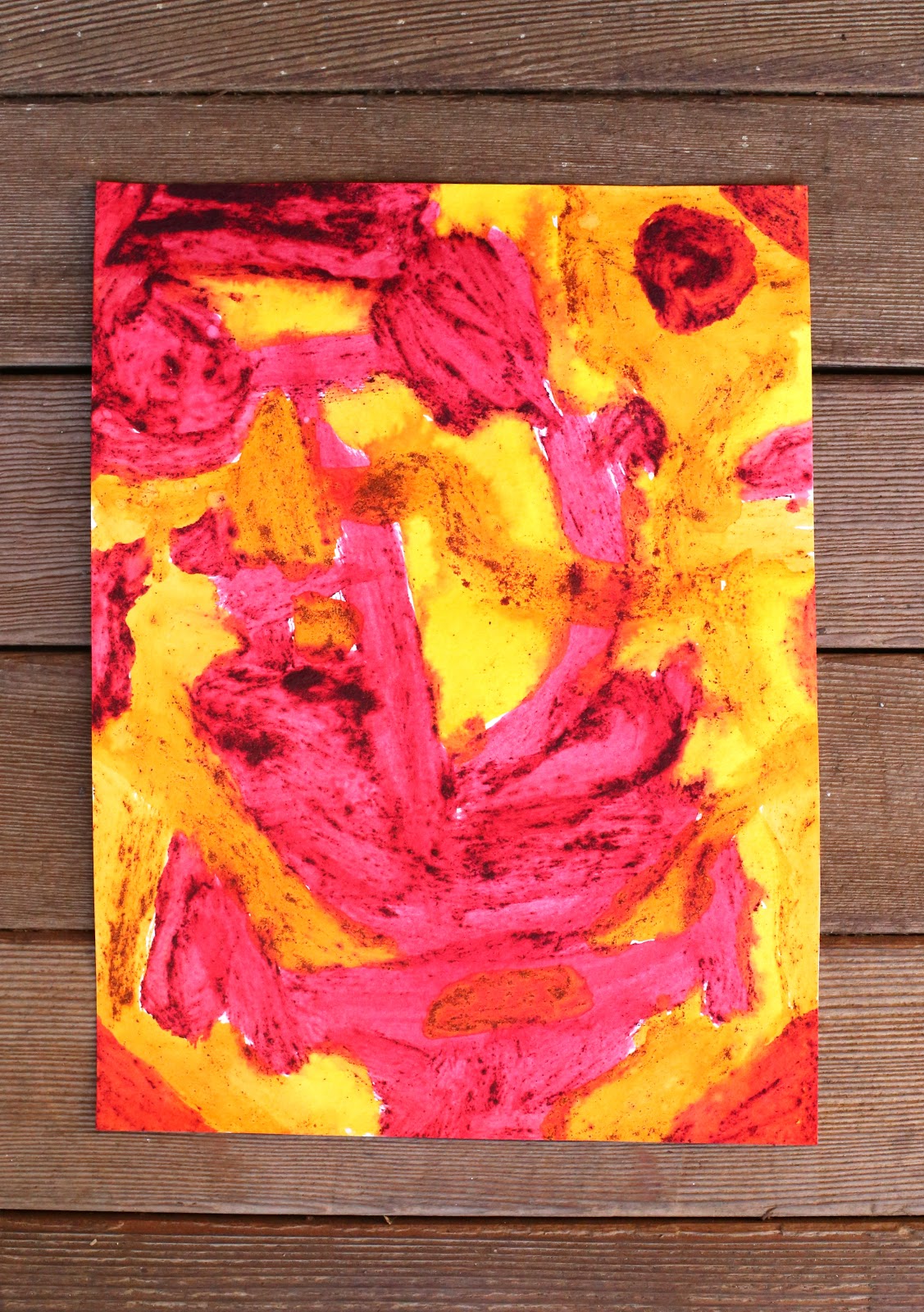 Fall Scented Watercolor Paint Recipe