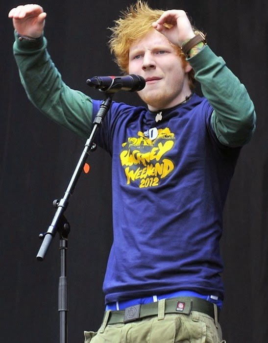 Celeb Saggers: Ed Sheeran at the Hackney Festival