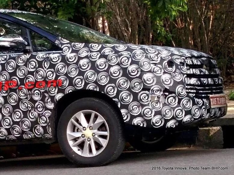 2015 Next Generation Toyota Innova spied in India - Automobile Planet