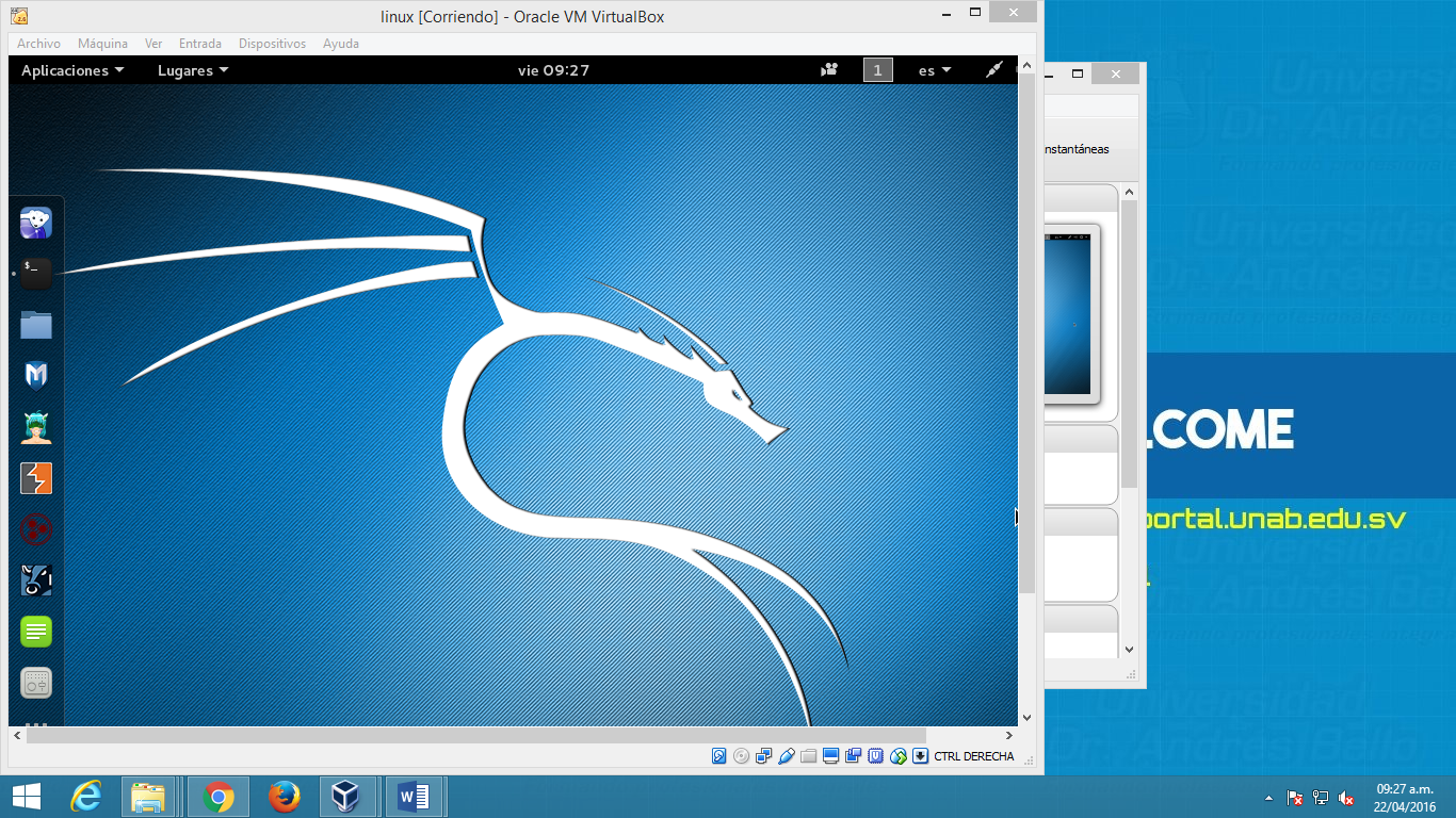 KALINUX: PROCESO INSTALACIÓN