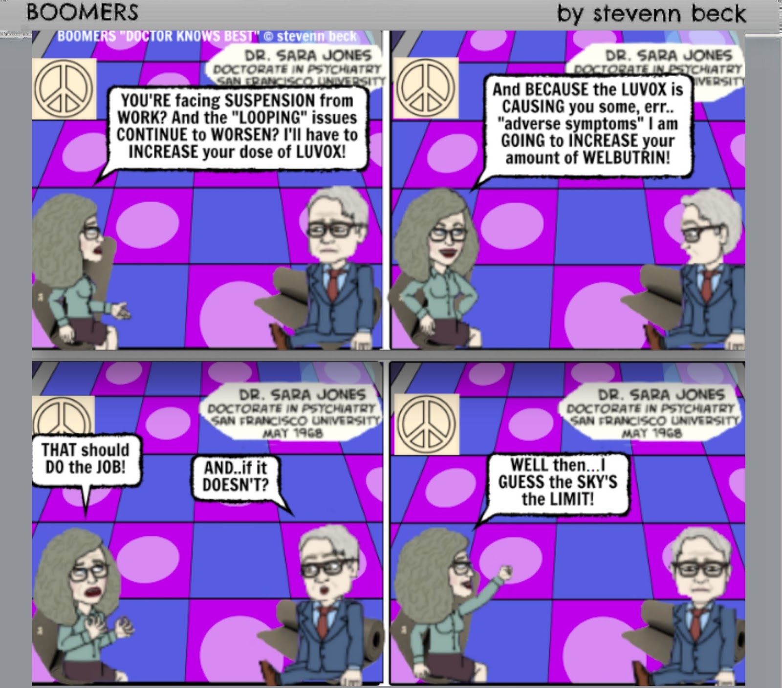 Stevenn Beck's "BOOMERS" Comic Strip: BOOMERS COMIC January 2017