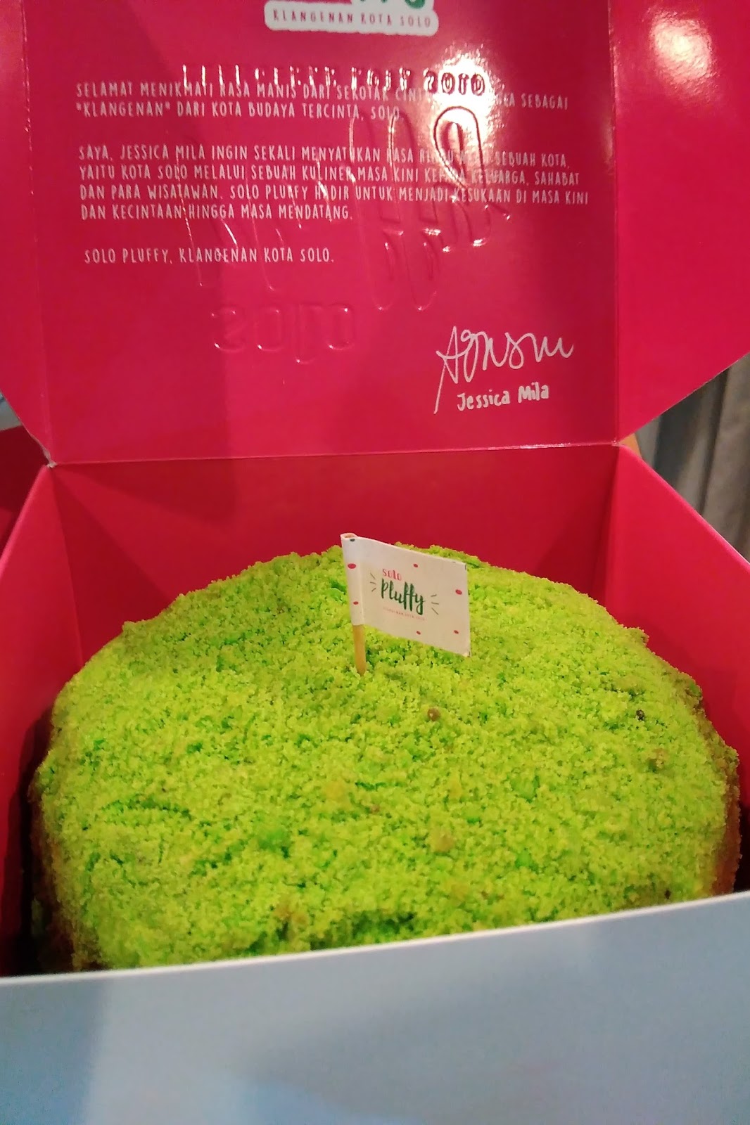 Solo Pluffy : Cinta dalam Sekotak Kue ala Jessica Mila - Ibu Segala Tau ...