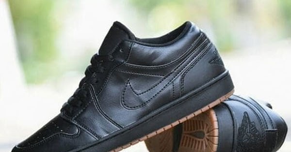 Sepatu Casual Nike Jordan Full Hitam Grade Ori [SNJ-003] | Omsepatu.com