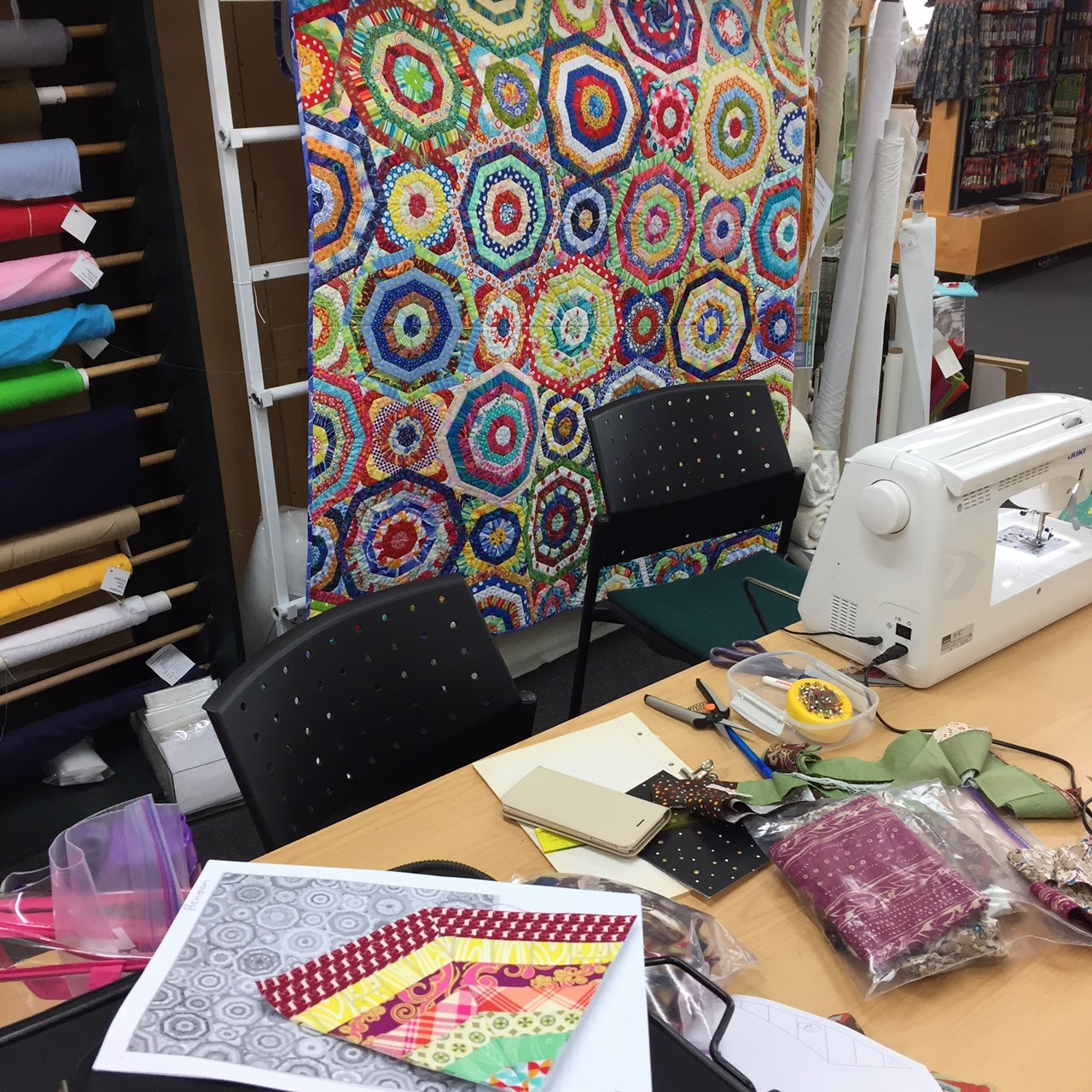 Wendy's Quilts and More: Cobweb Quilt / Millefiori