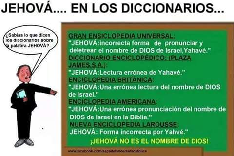 ¿Yahvé o Jehová?