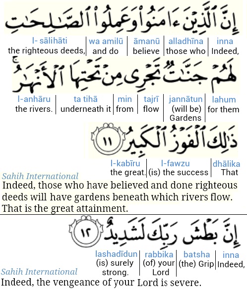GRASP QURAN : Surah # 85 - Al Burooj