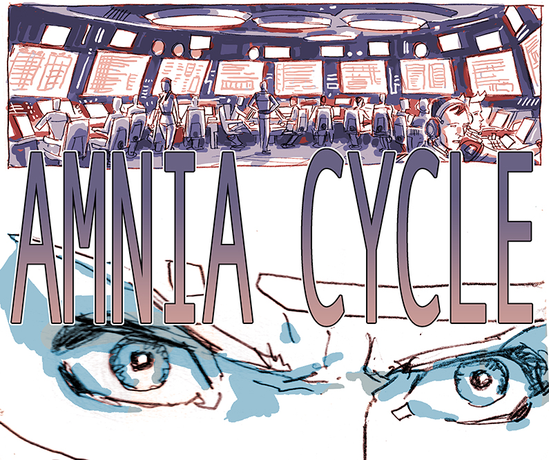 Dustin Weaver: Entry 191: AMNIA CYCLE pages 14-15
