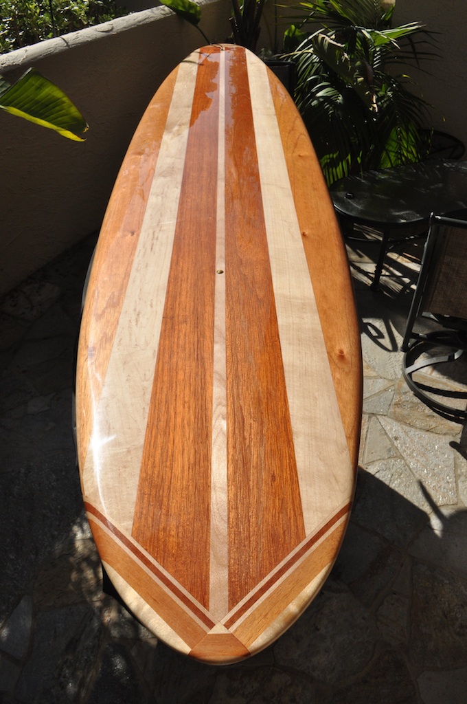 Wooden Surfboard Project, Winter 2010-11