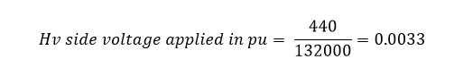 Electrical Friend: Transformer PU referred to HV