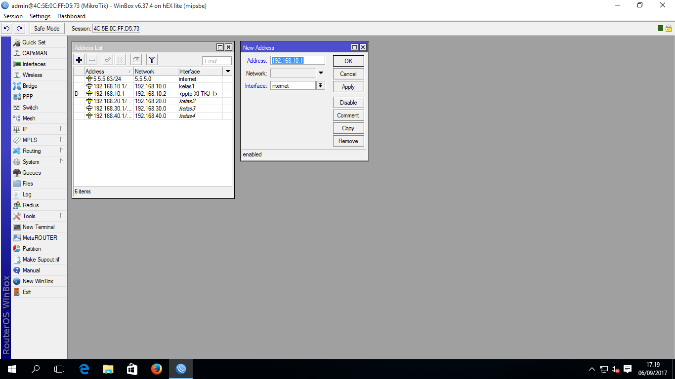 Cara Setting Vpn Pada Mikrotik Seputar Tentang Tkj