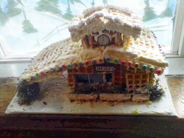 The Great Wildebeest Migration: Our Twelfth Night Gingerbread Houses