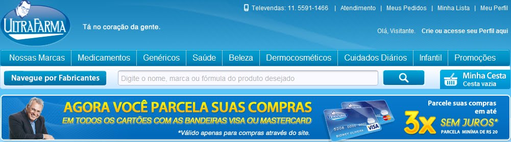 ULTRAFARMA apresenta nova farmácia virtual com foco na usabilidade