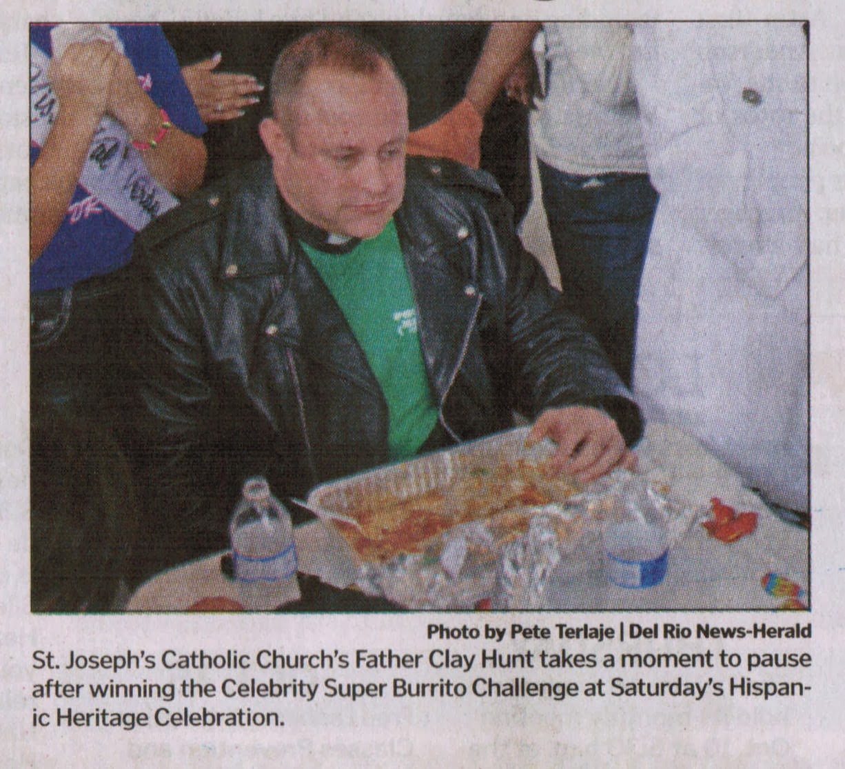 Father Clay Hunt from St. Joseph Catholic Church wins the Celebrity ...