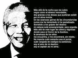 RESPETO Y AUTOESTIMA: INVICTUS: EL POEMA DE NELSON MANDELA