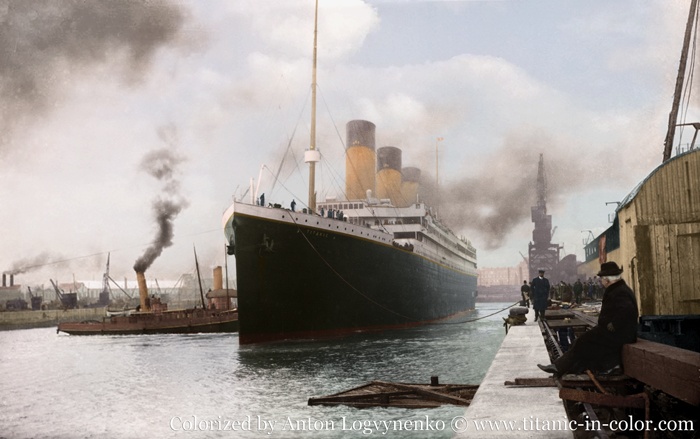 The Real Titanic in color - Titanic 3D