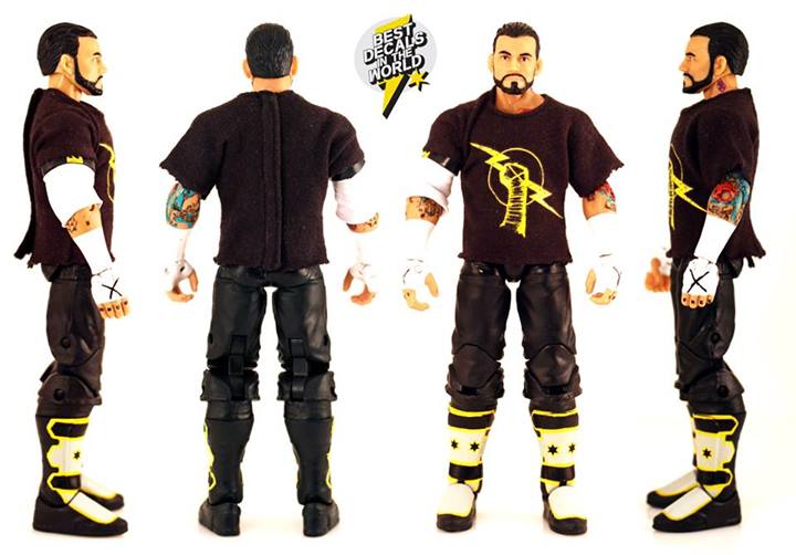 WWE Figure Collectors: CM Punk Custom Figures Made By the1dean70