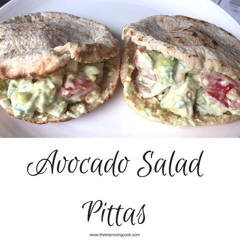 Avocado Salad Pittas
