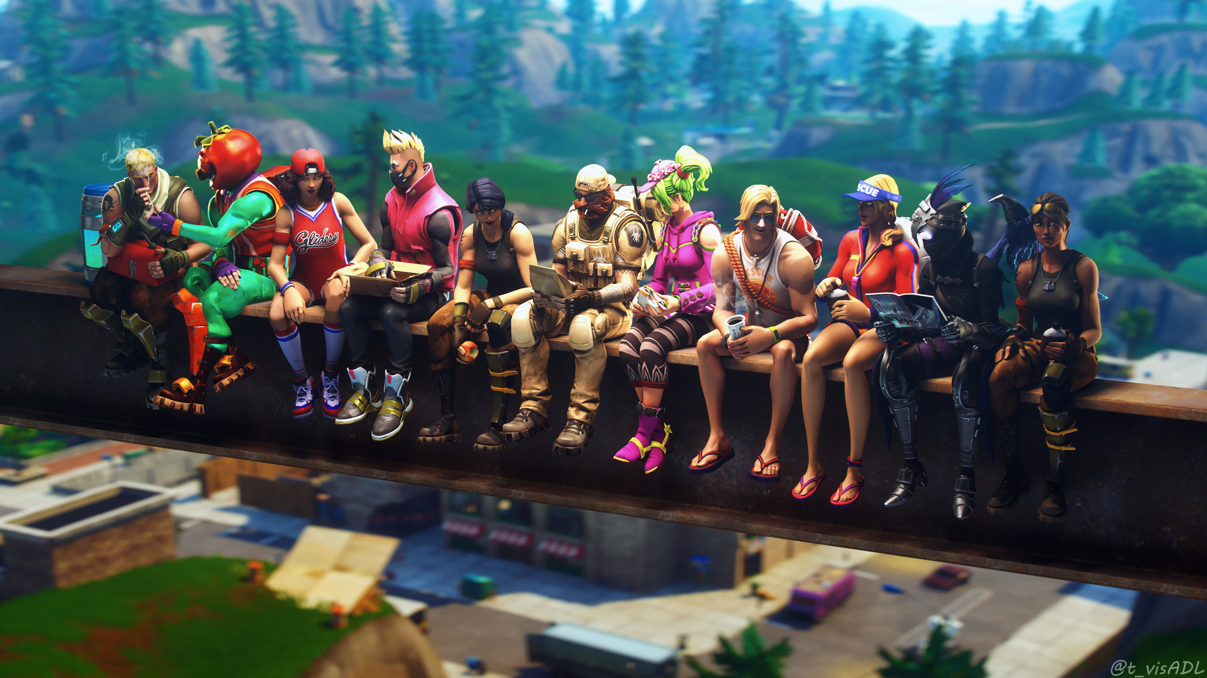 Fortnite Battle Royale, Characters, 4K, 3840x2160, #33 Wallpaper PC Desktop