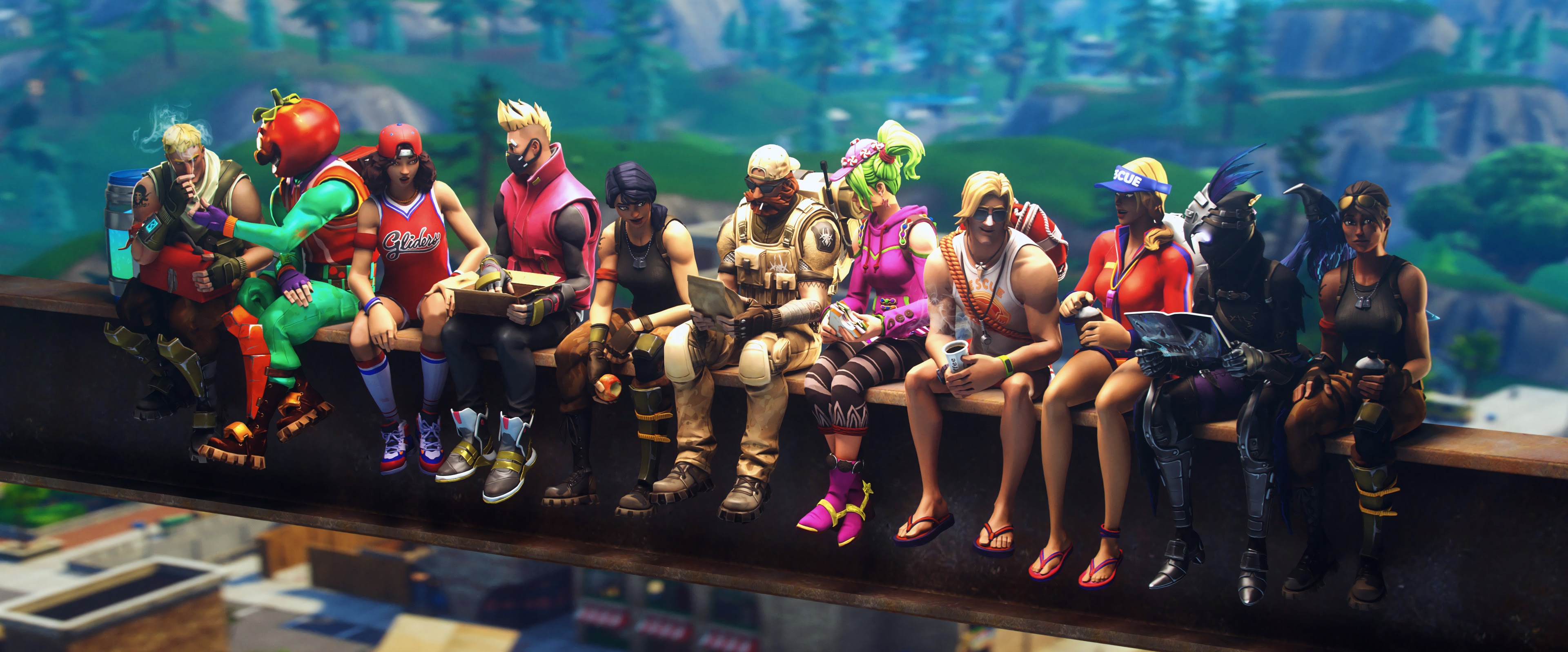 Fortnite Battle Royale, Characters, 4K, 3840x2160, #33 Wallpaper PC Desktop