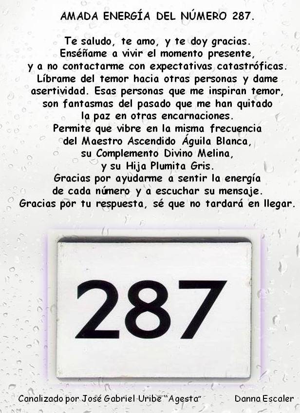 Conectando con mi ser: Energía del 287