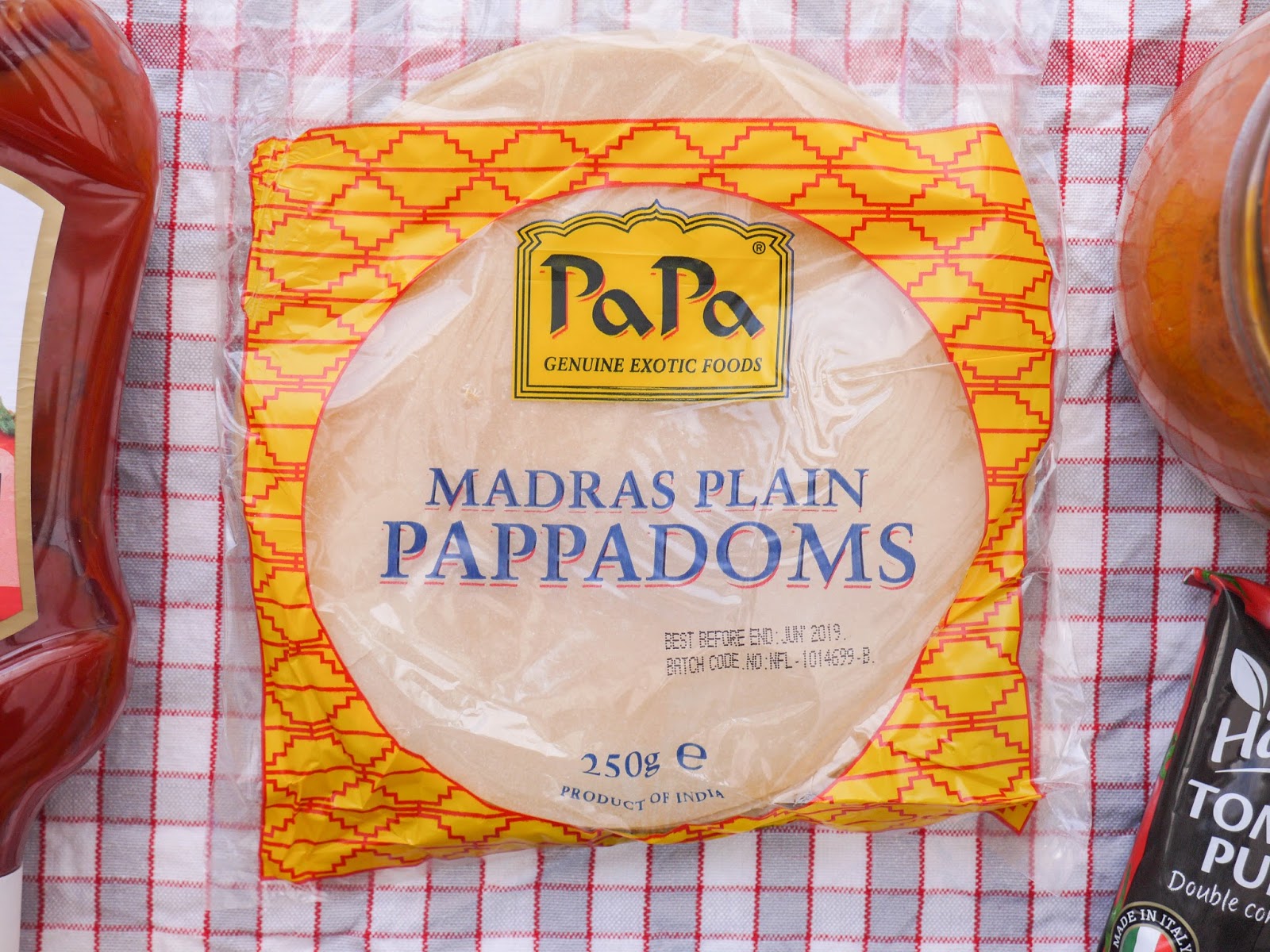 This Muslim Girl Bakes: Microwave Poppadoms with Spicy Onion Relish.