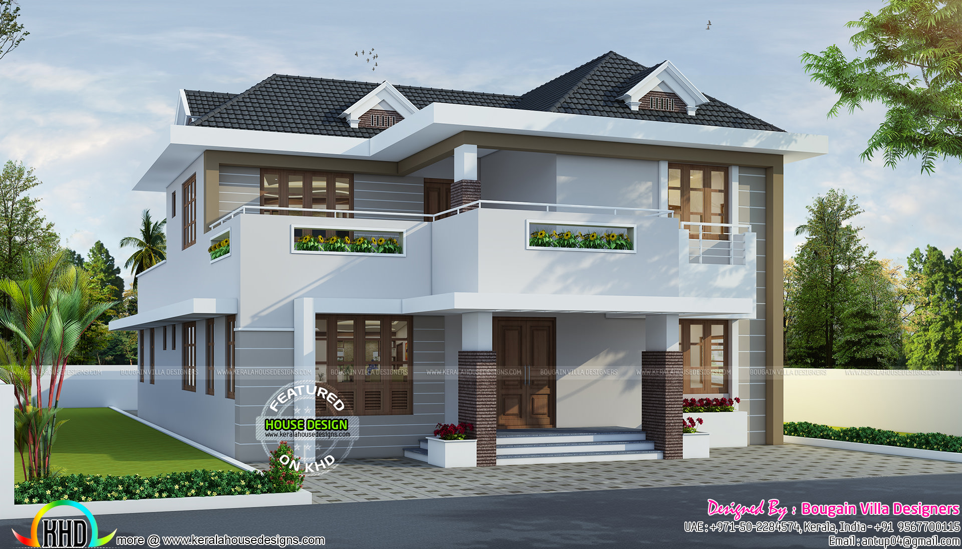Classical style elegant villa home - Kerala Home Design and Floor Plans ...
